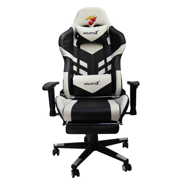 SILLA GAMER FALCONX REF SD-257FT NEGRA – BLANCO – INGESOFT MN
